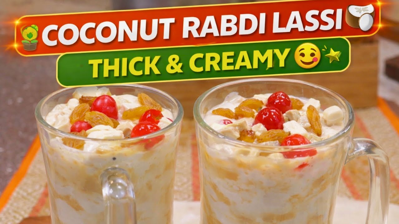 Coconut - Dahi Rabdi Lassi ( रबड़ी वाली दही लस्सी ) | Odisha Special ...