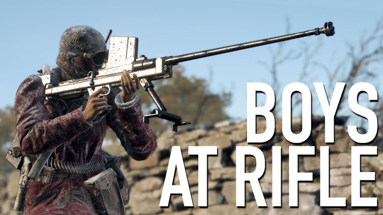 Battlefield 5 - Boys AT Rifle Overview/Gameplay (Anti-Materiel Rifle ...