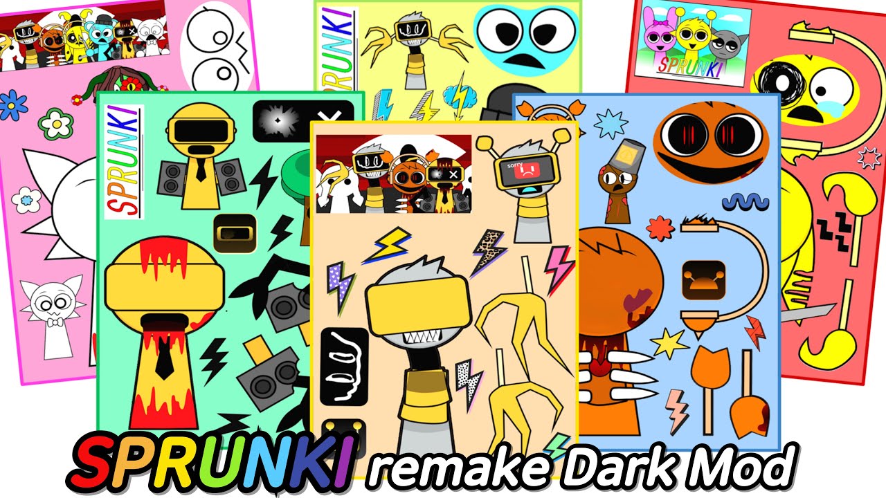 Incredibox Sprunki remake Dark Mod v4 🖤 인크레디박스 스프런키 리메이크 다크모드 v4 - YouTube