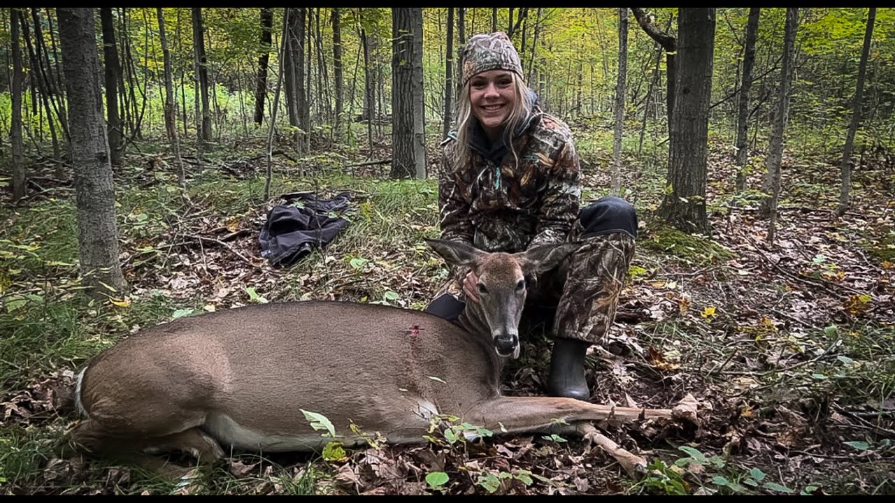 PA Doe Kill For Gabby #deer #hunts #archery #pahunting - YouTube