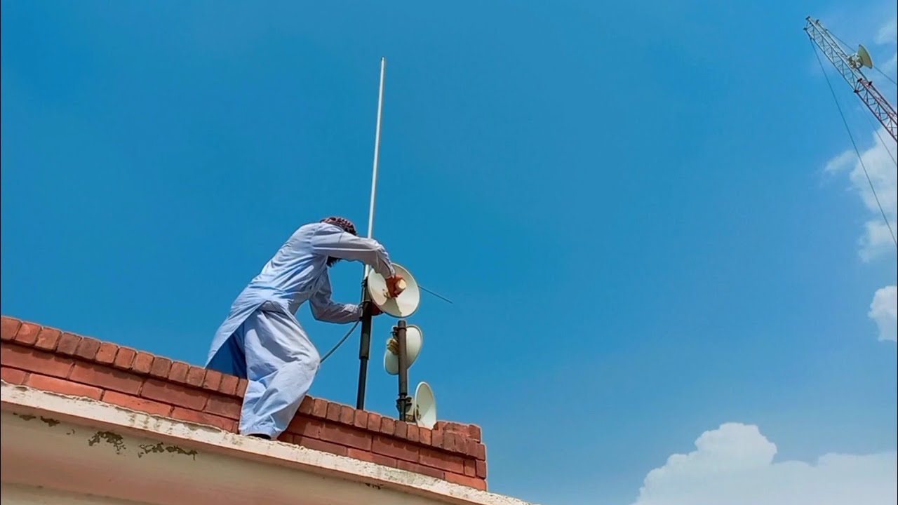 Nano Beam M PtP link 50 MB Data Transfer Distance 500M - YouTube