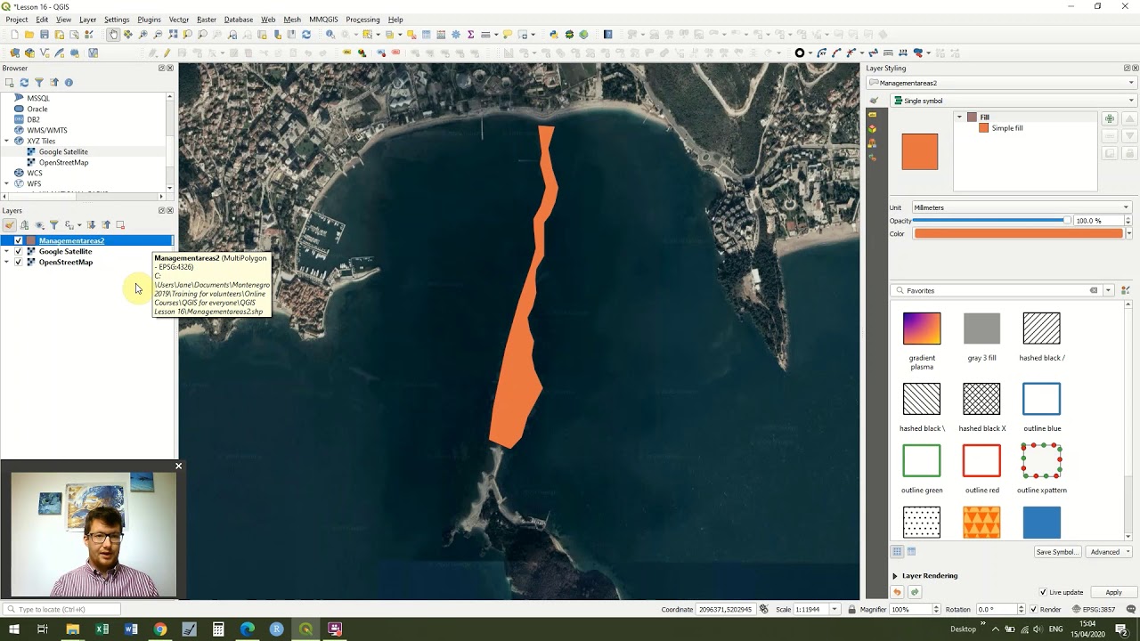 Qgis Lesson 16 Using The Advanced Digitizing Tools To Split Merge