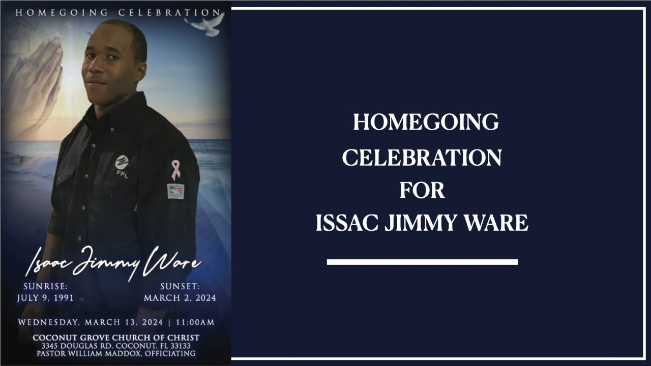Funeral Services for Issac Jimmy Ware - YouTube