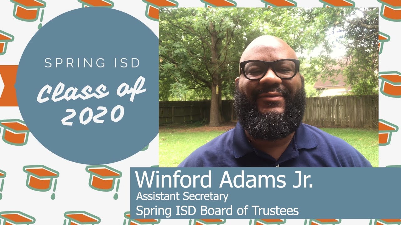 Class of 2020 - Winford Adams, Jr. - YouTube
