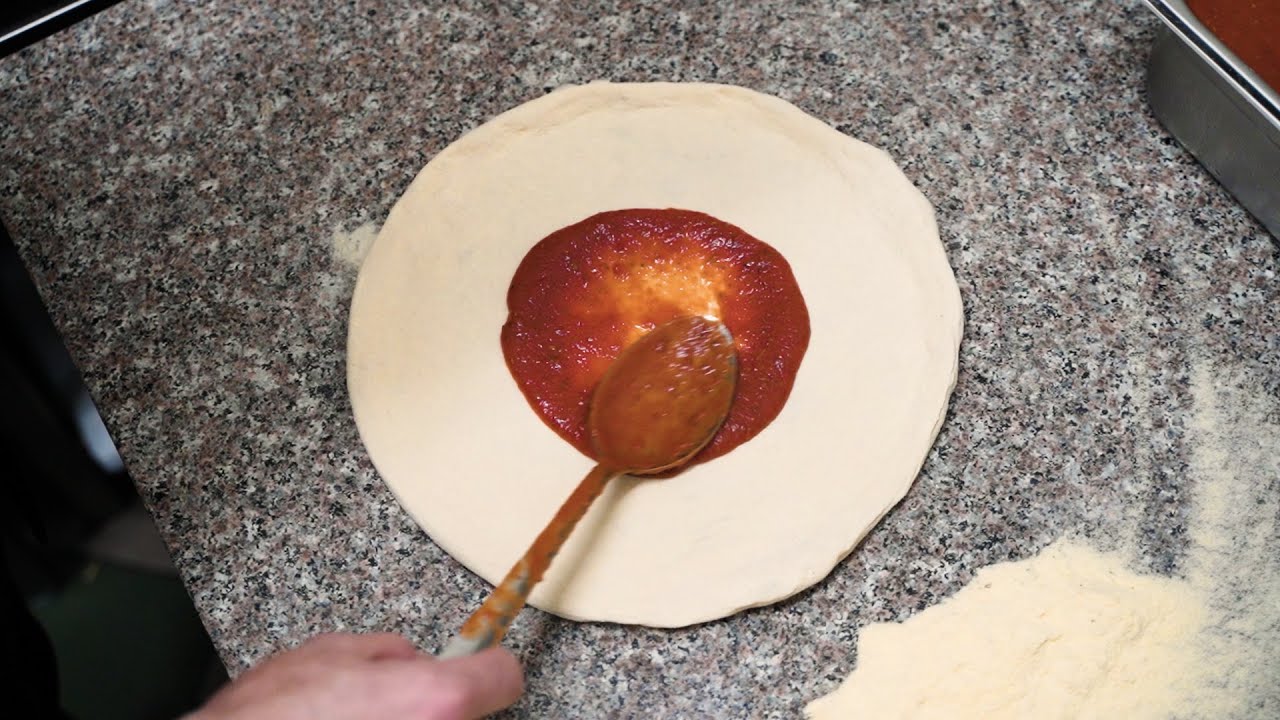Commercial Pizza Making Backstage - YouTube