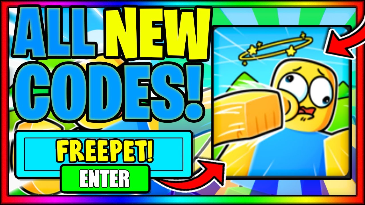 ALL *NEW* PUNCH A FRIEND CODES *👊FREE PETS!👊* Roblox Punch A Friend ...