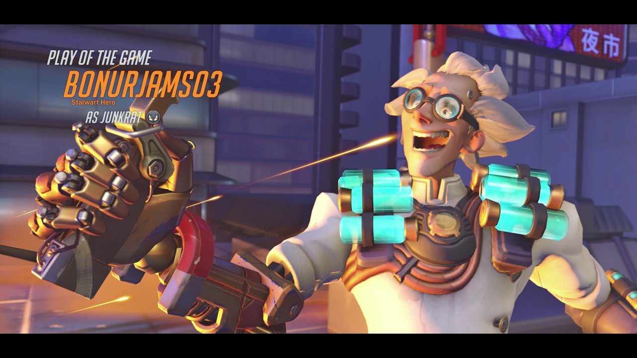Junkrat POTG - close call - YouTube
