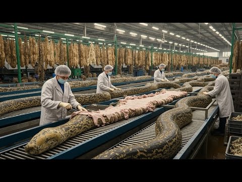 Inside the Snake Leather Factory - How Snake Skin Becomes Luxury Jackets & Bags  Complete Process