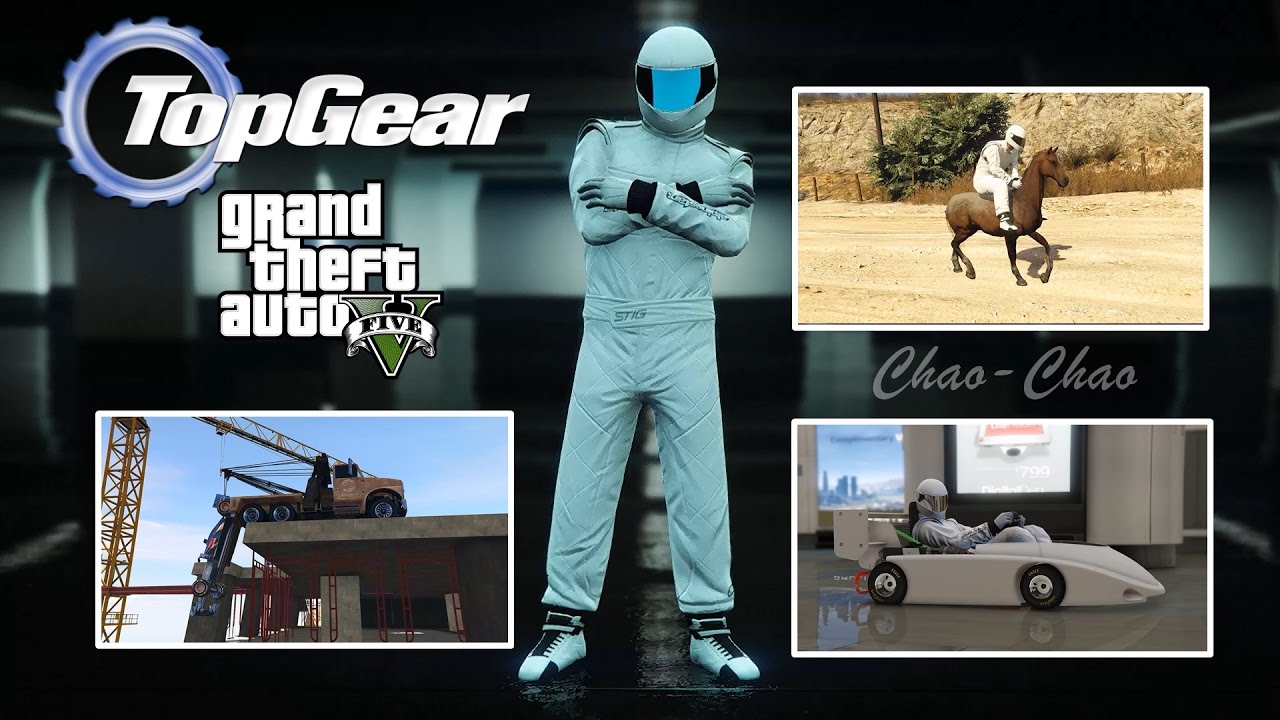 The Stig from The Stig from TOP GEAR in GTA 5 / Grand Theft Auto 5 ...