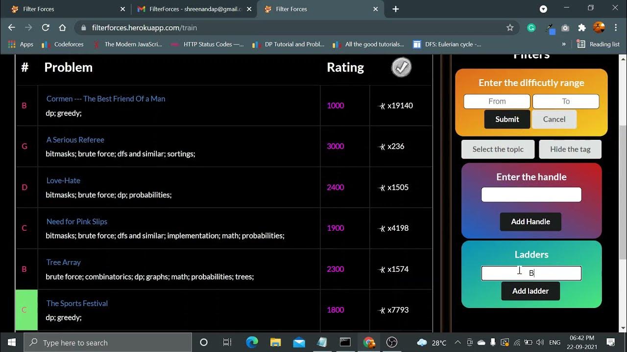 Filter Forces (MERN stack project) Demonstration - YouTube