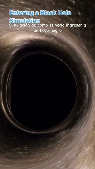 Black hole simulation - YouTube