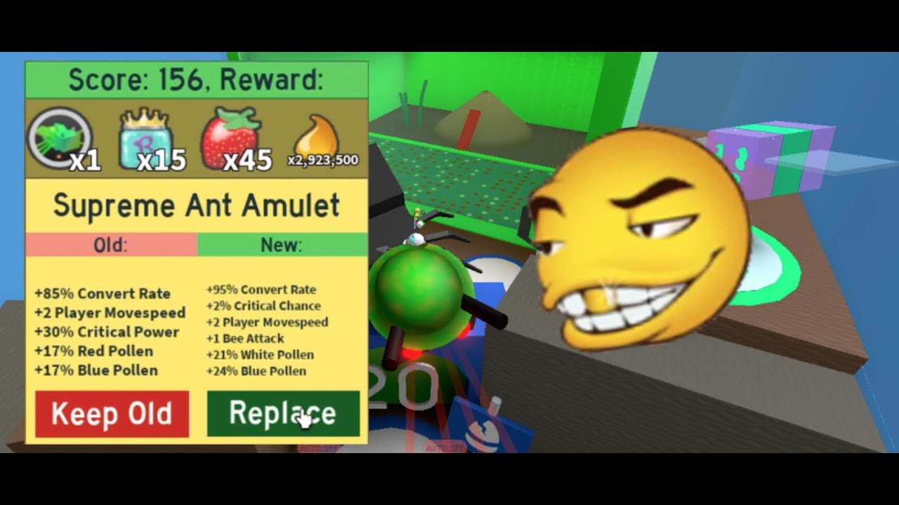 Getting a Supreme Ant Amulet! | Roblox Bee Swarm Simulator - YouTube