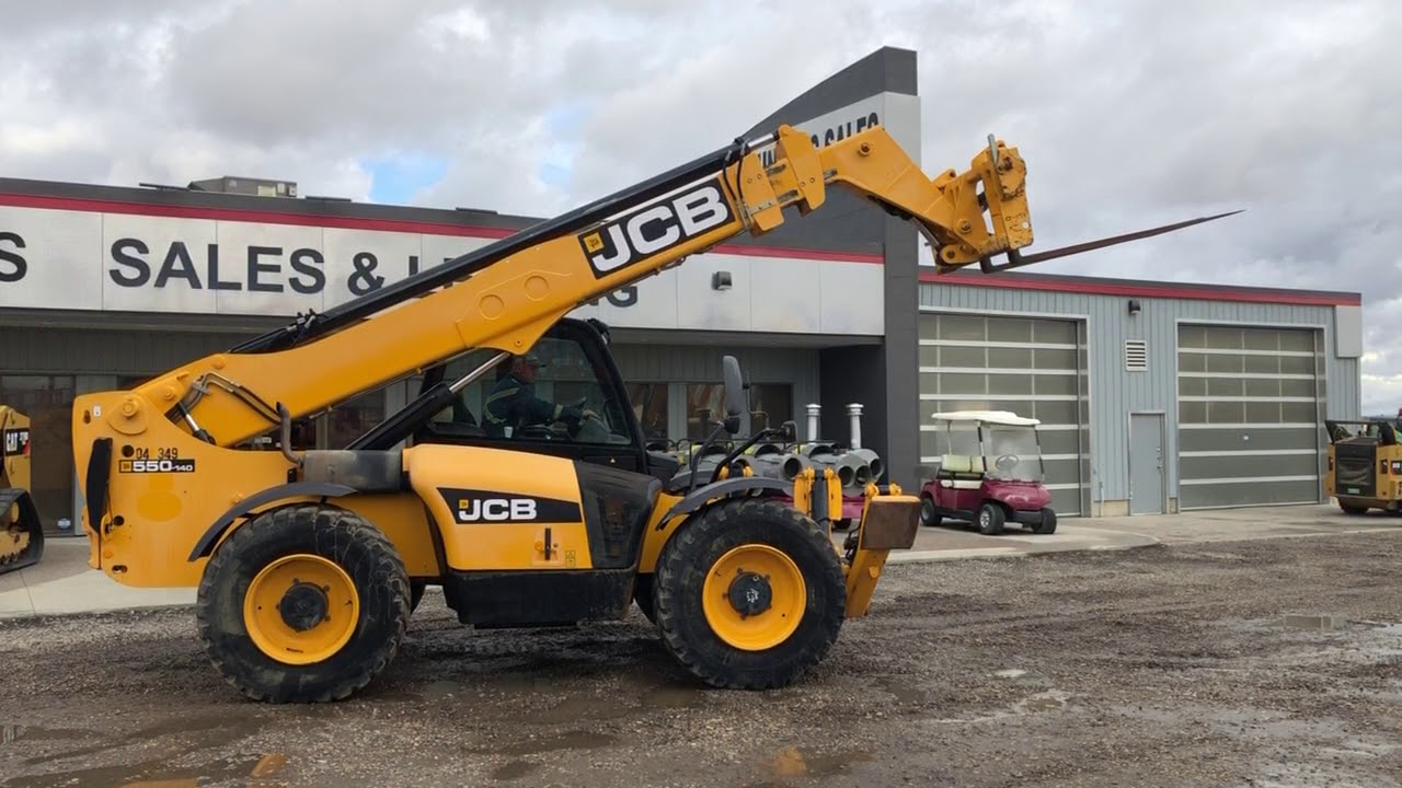 2012 JCB 550-140 Telehandler #2429 - YouTube