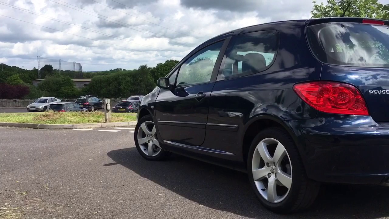 Peugeot 307 in black for sale. - YouTube