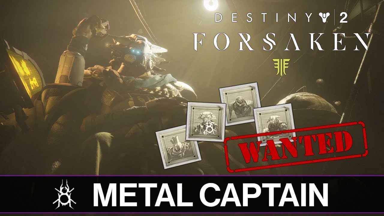 Destiny 2 • Wanted: Metal Captain The Drain in the EDZ • Spider Wanted ...