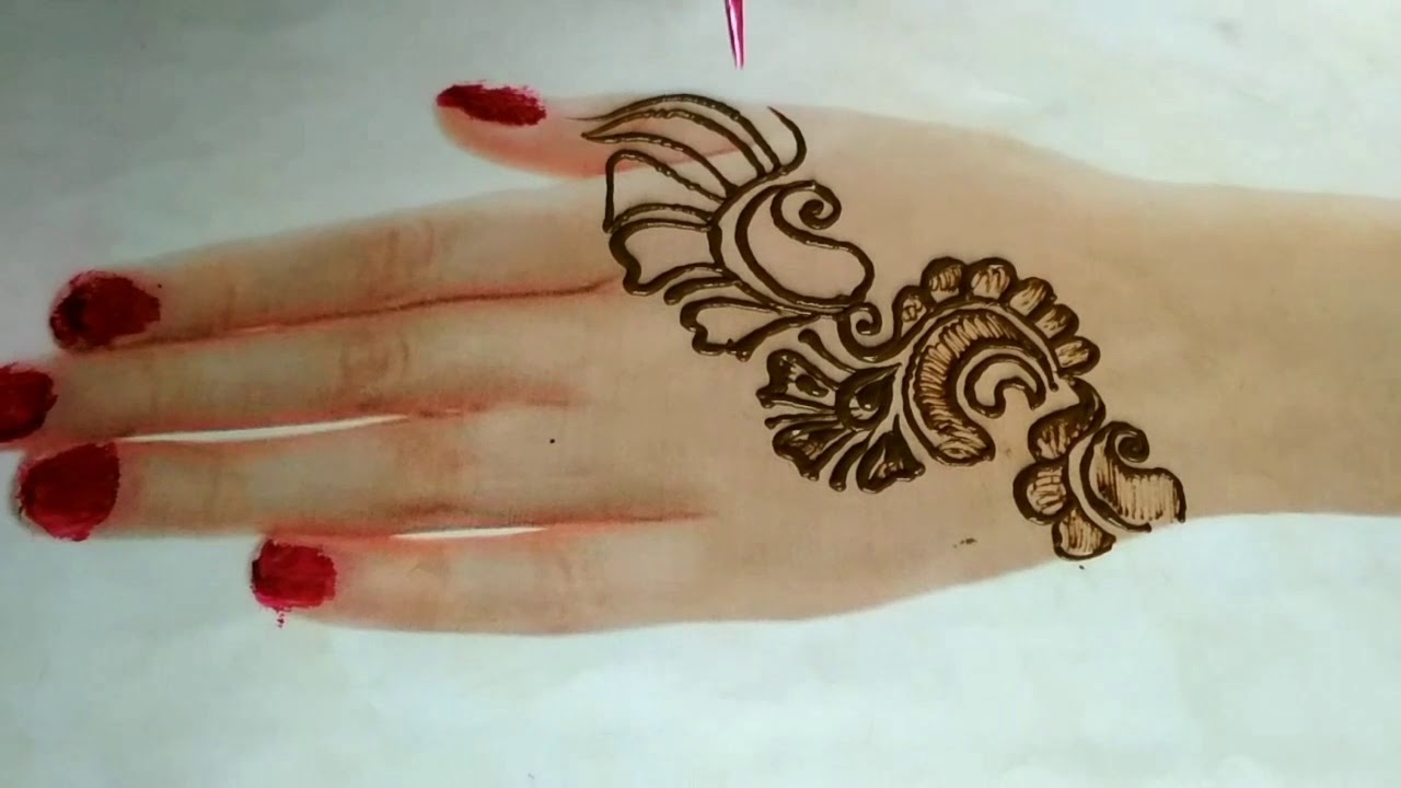 Sawan special mahendi design// Arabic mahendi design very easy mahendi ...