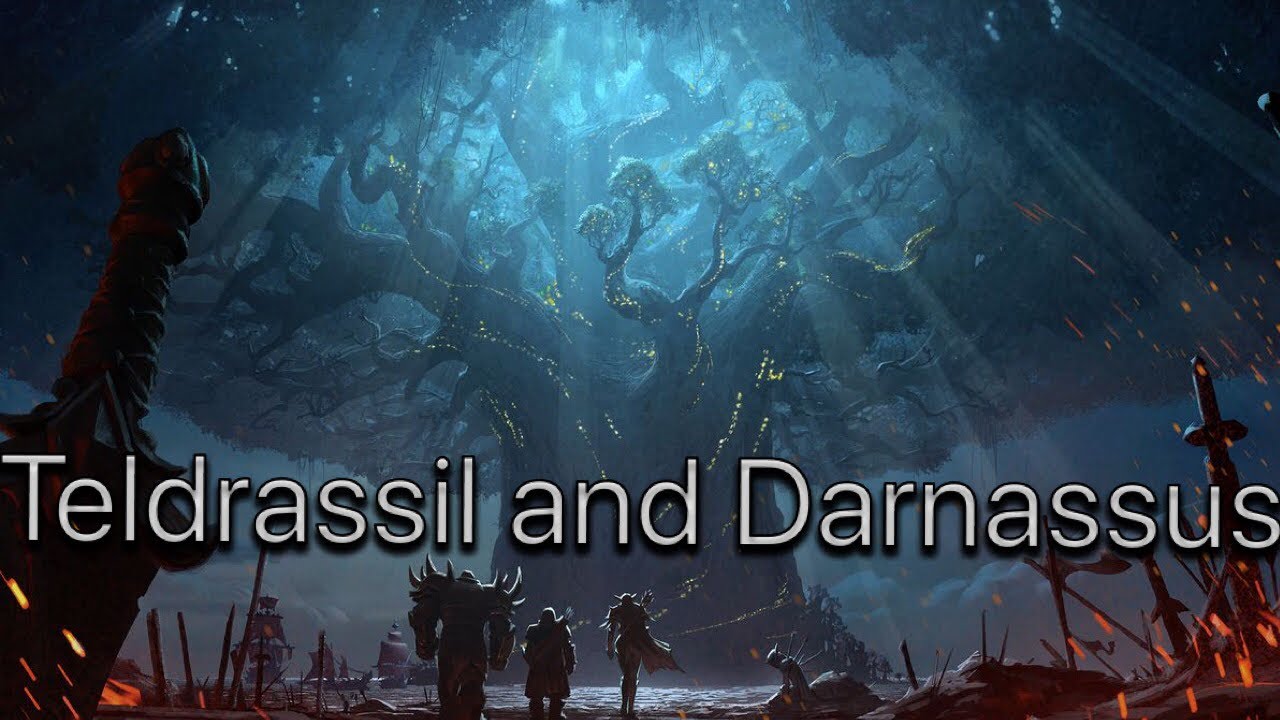 Teldrassil and Darnassus Landscape // Teldrassil und Darnassus ...