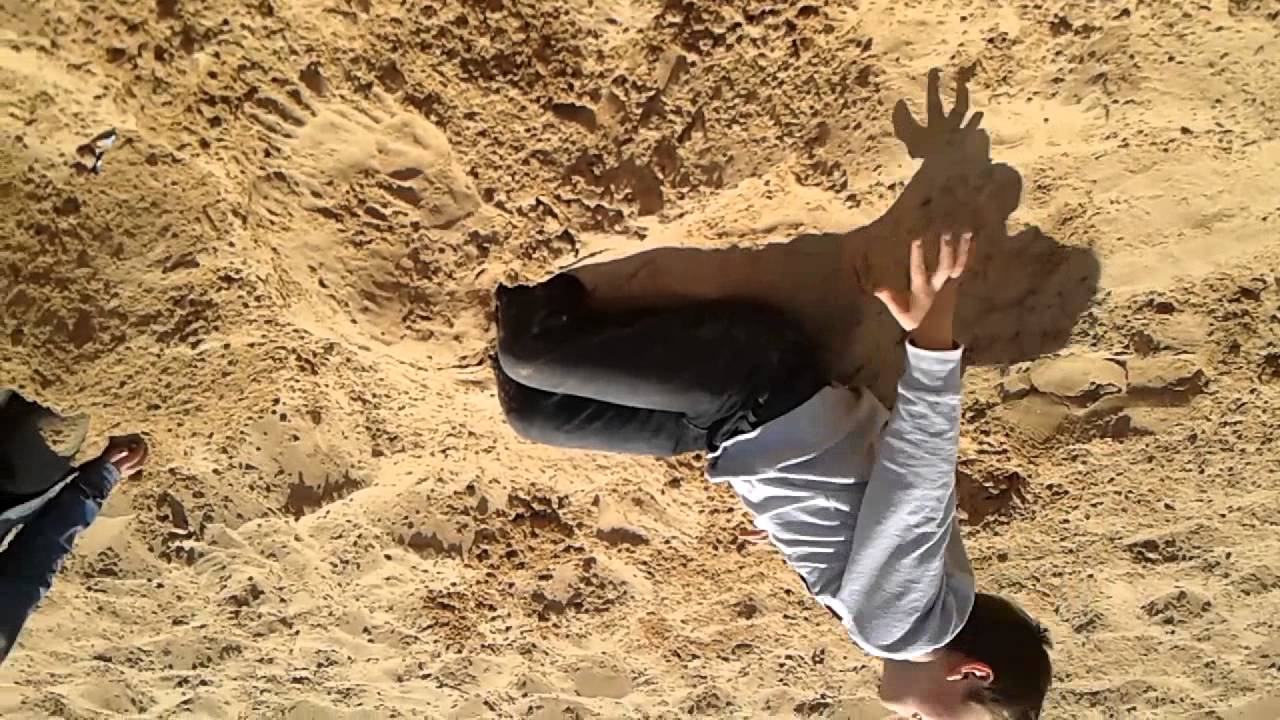 Stuck in the sand - YouTube