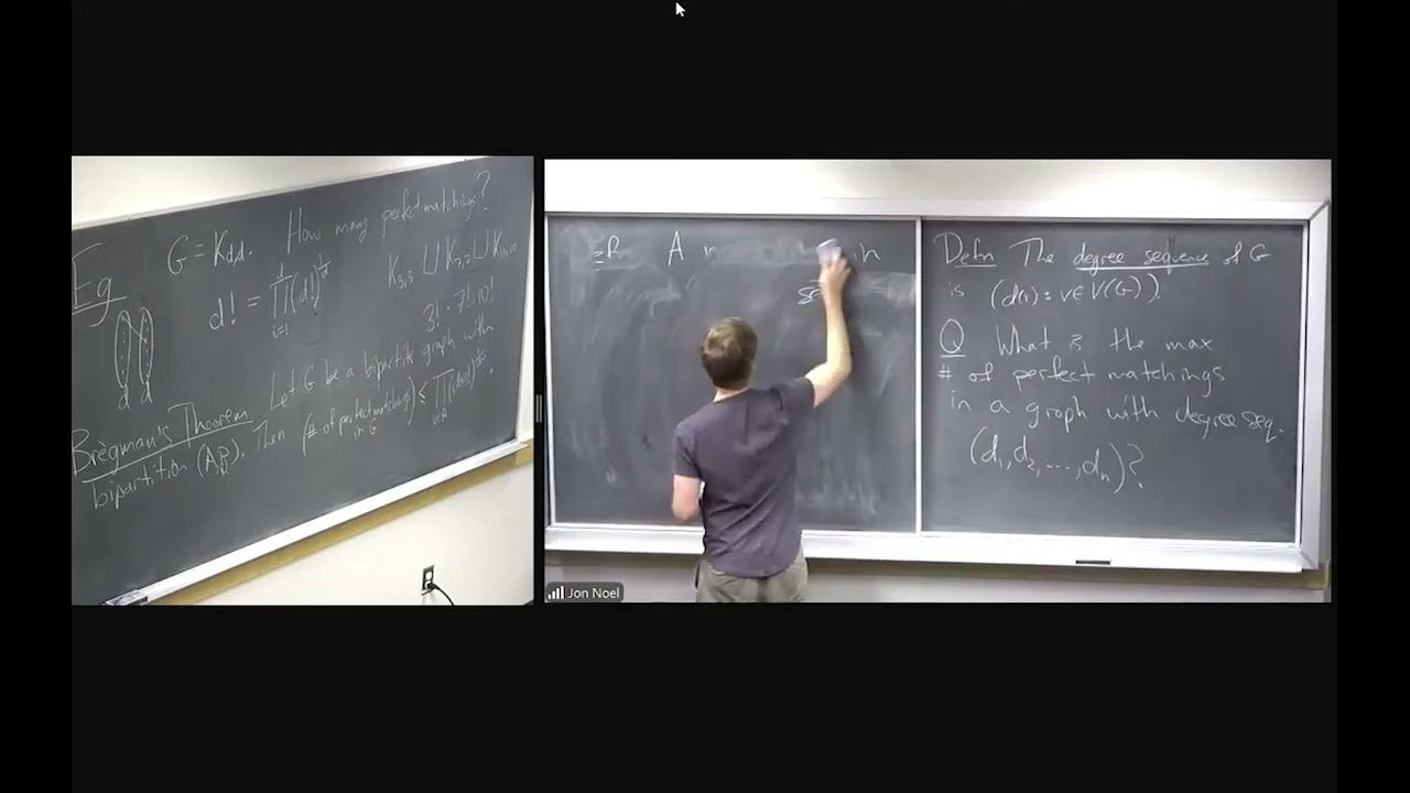 Extremal Combinatorics Lecture 34: Bregman's Theorem - YouTube