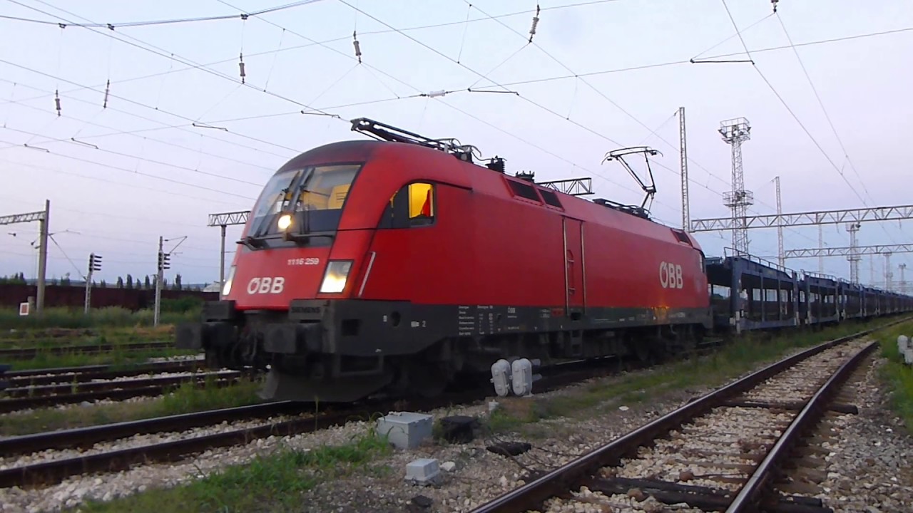 МДТВ с локомотив Siemens Taurus 1116 259 - YouTube