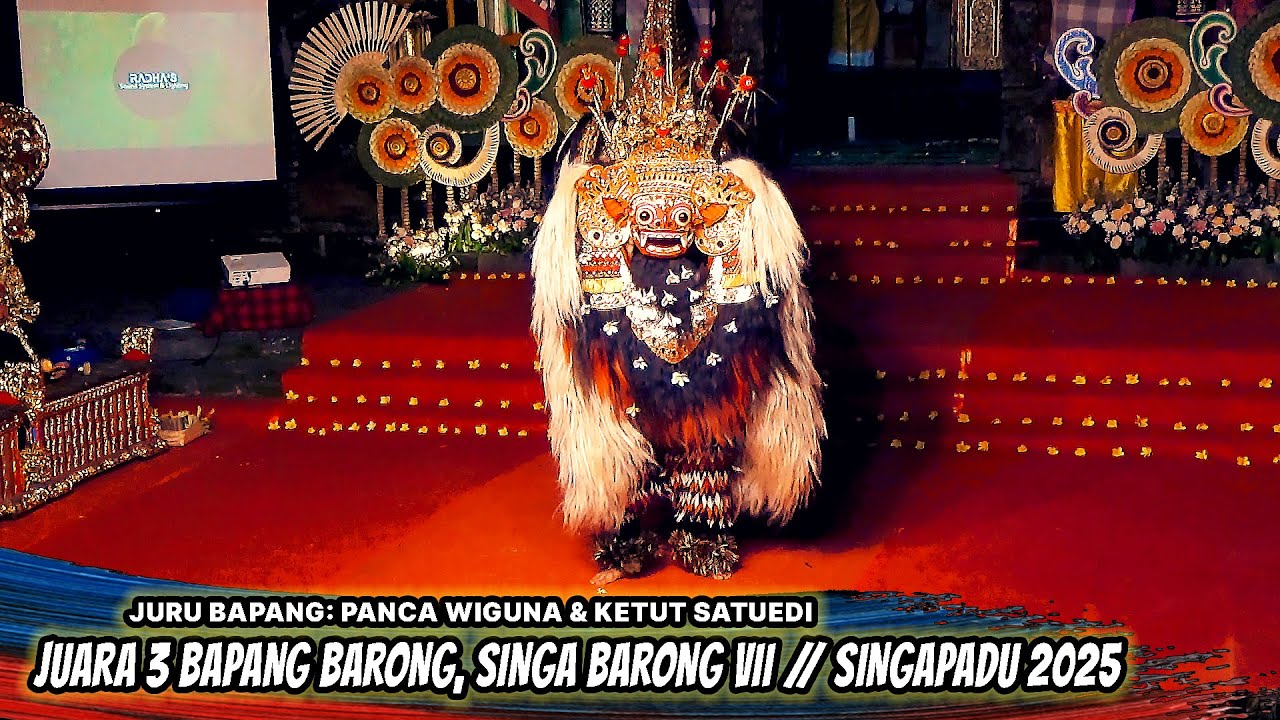 JUARA 3 BAPANG BARONG, SINGA BARONG VII // PANCA WIGUNA & KETUT SATUEDI ...