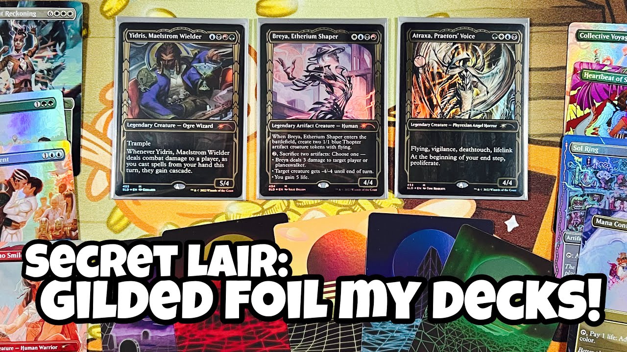 Secret Lair: Gilded Foils - BLING UPGRADES // Magic the Gathering ...
