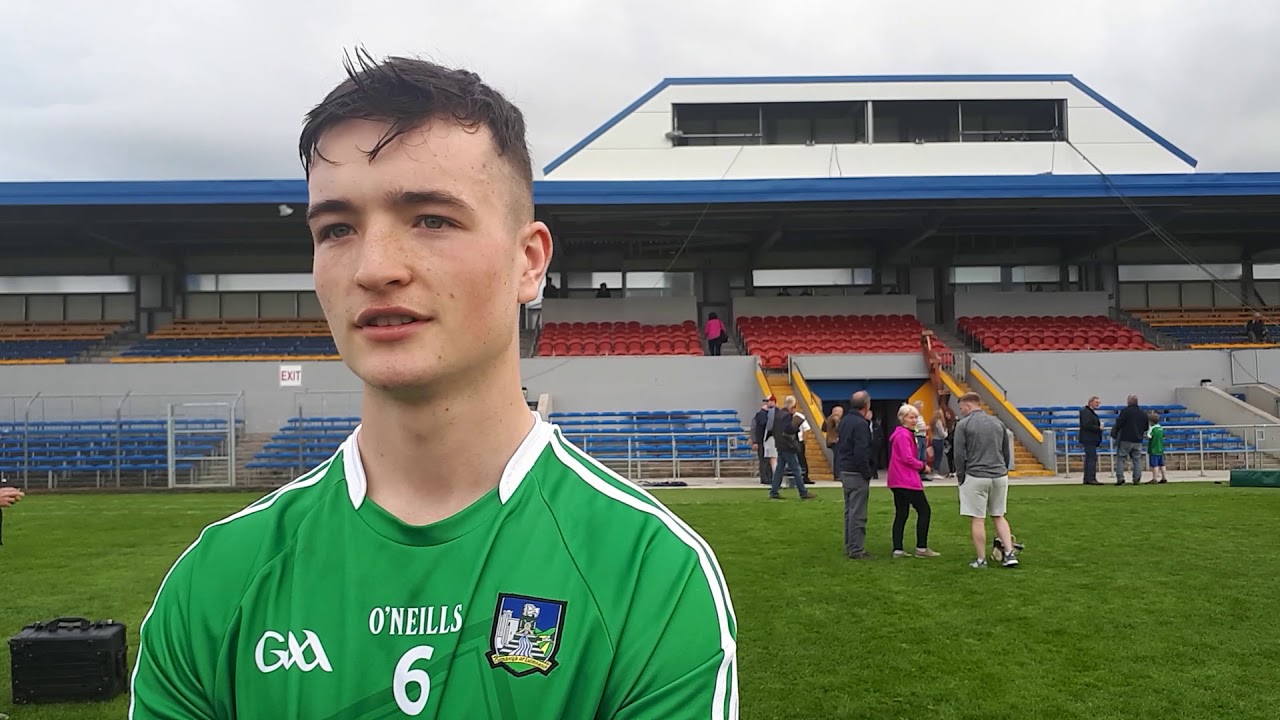 Kyle Hayes captain of Limerick u21 team speaks to Nicholas Rynne of ...