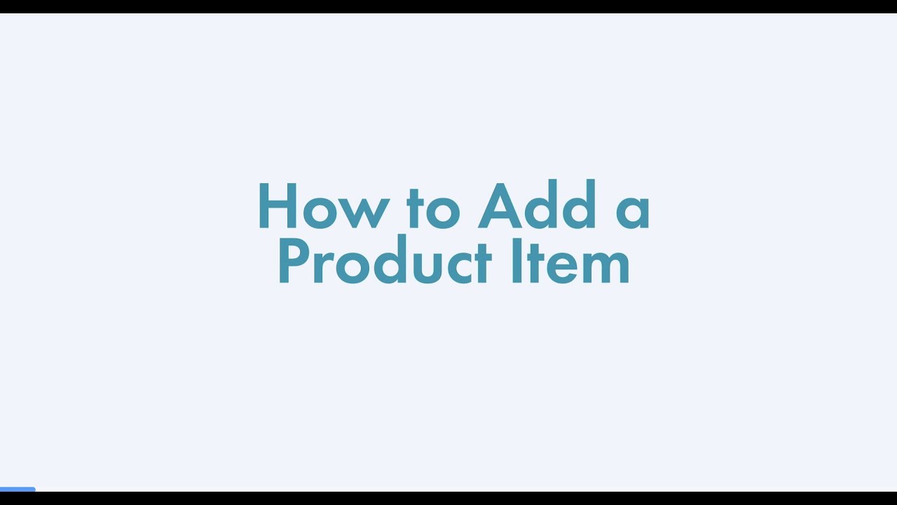 How to add a product item to your EasyInvoice inventory - YouTube