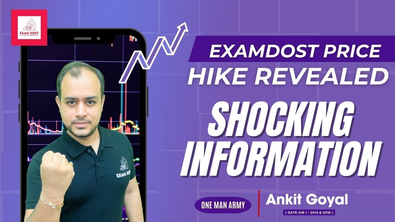ExamDost Price Hike revealed | Shocking Information | Ankit Goyal | One Man Army - YouTube