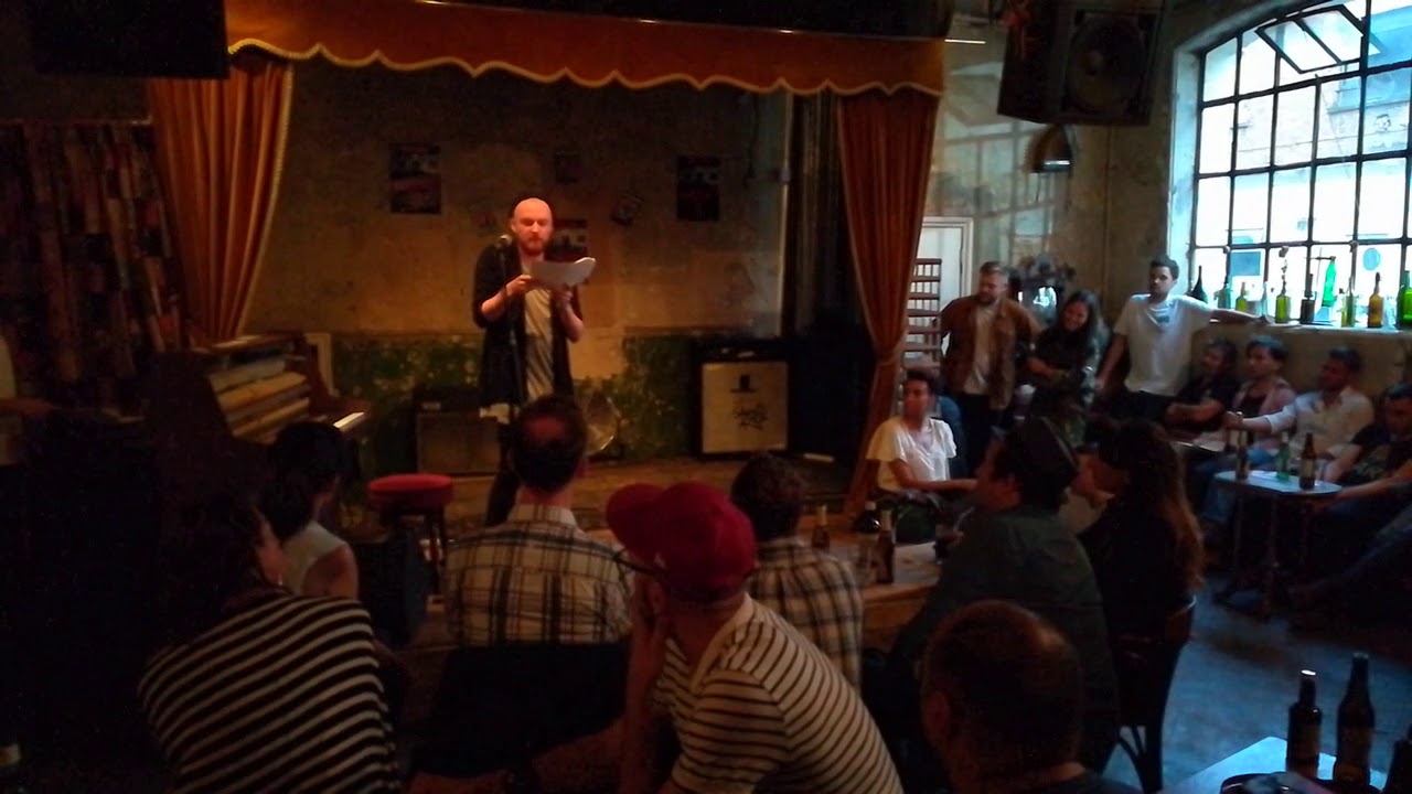 Leo X. Robertson performing "I've Been to Paradise" at the Open Pen ...