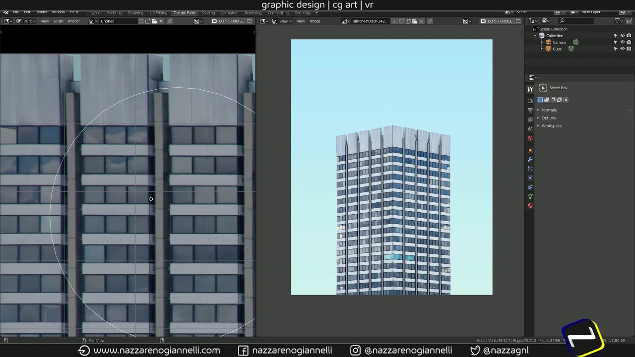 Texture from picture projection in Blender - YouTube