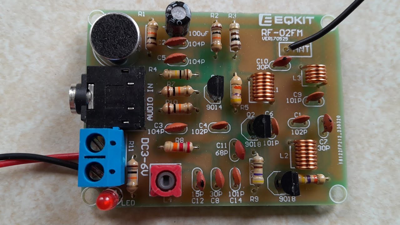 VHF FM Low Power Radio Transmitter Kit Details. Ham Radio. Amateur ...