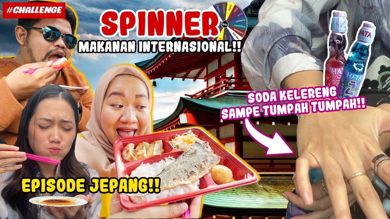 MAKANAN INTERNASIONAL DI TENTUIN SPINNER WHEELS!! - INI DIA EPISODE ...