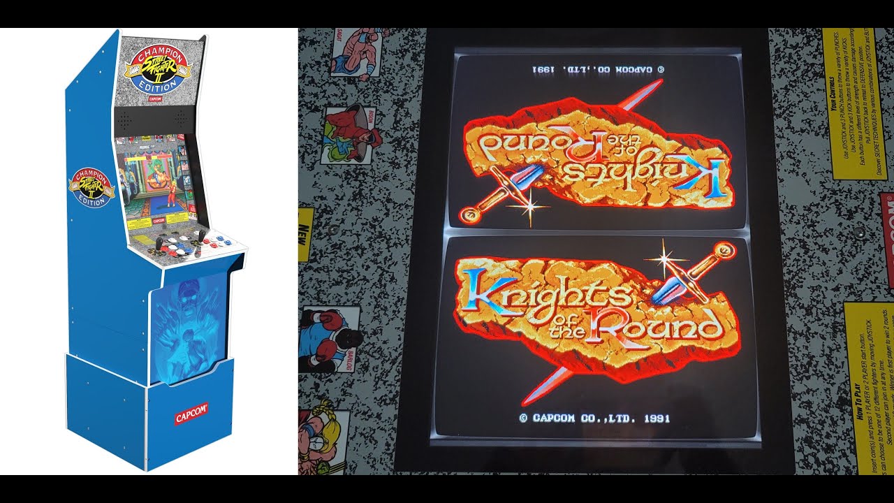 Arcade1up Cocktail Table Mod - Knights of the Round - YouTube