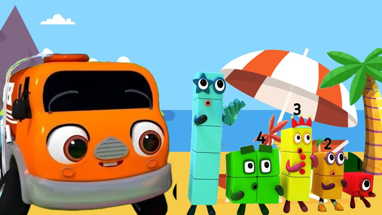 Identifying shapes and numberblocks nursery rhymes Challenges @vanji_Tv ...