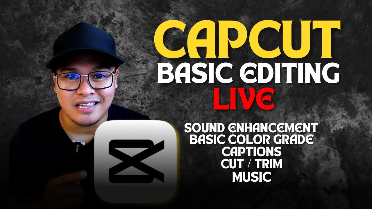 How to edit in capcut | Tagalog Live Tutorial - YouTube