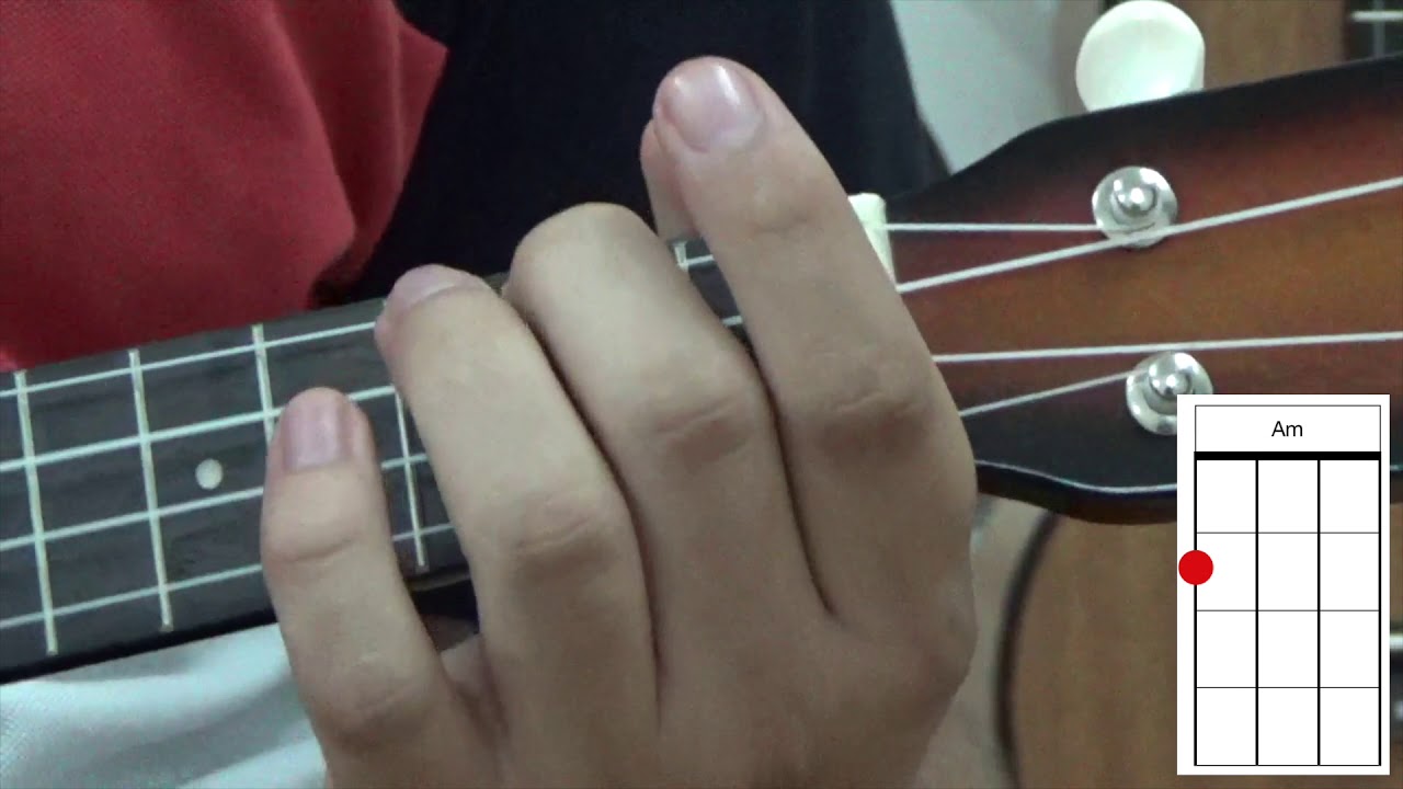 A menor (ukelele) Cuerdas Academy - YouTube