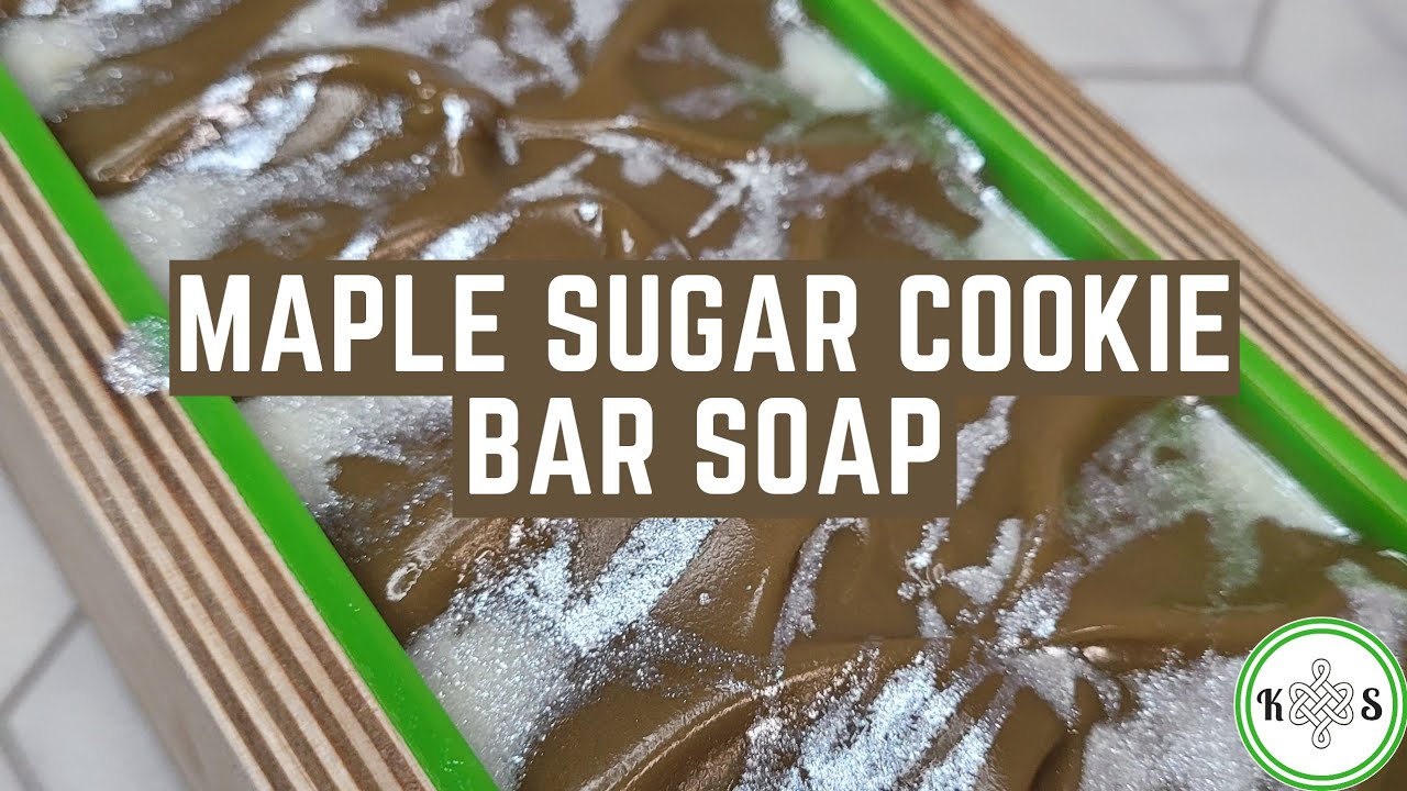 Maple Sugar Cookie Cold Process Soap - Making Cold Process Bar Soap ...