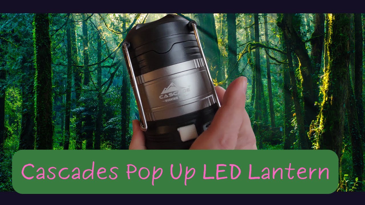 Cascades Pop Up LED Lanterns - YouTube
