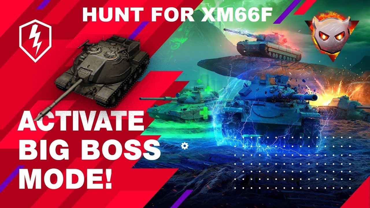 Hunt for Free XM66F - Big Boss with friends! - Live Stream! World of ...