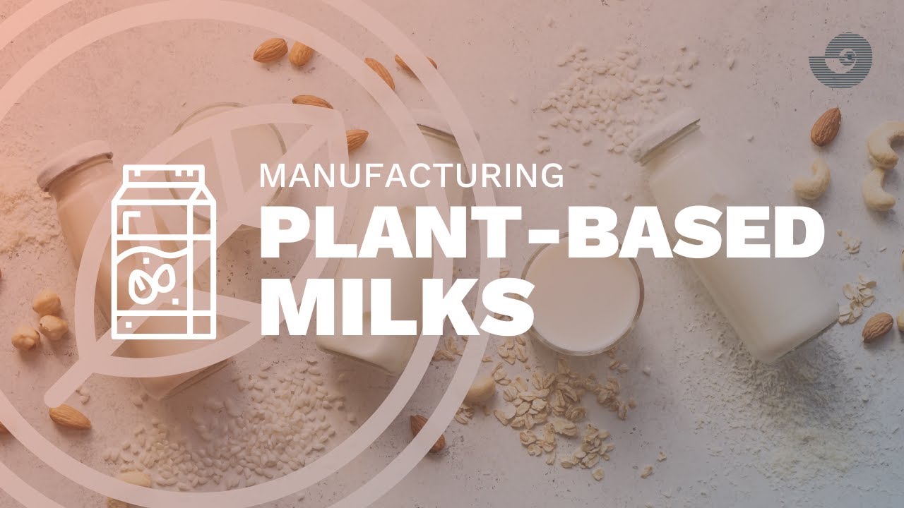 Manufacturing Plant-Based Milks using a high shear mixer - YouTube