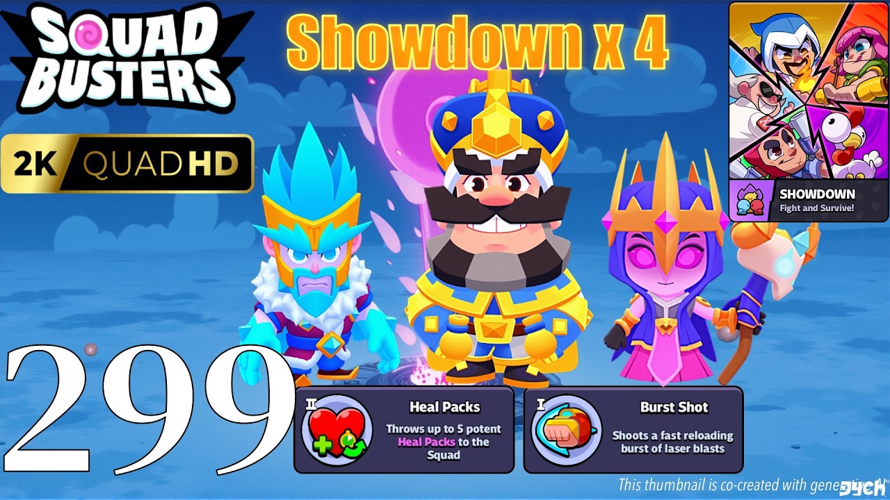 Squad Busters - Walkthrough Gameplay Part 299 - Royale King, Ice Wizard ...
