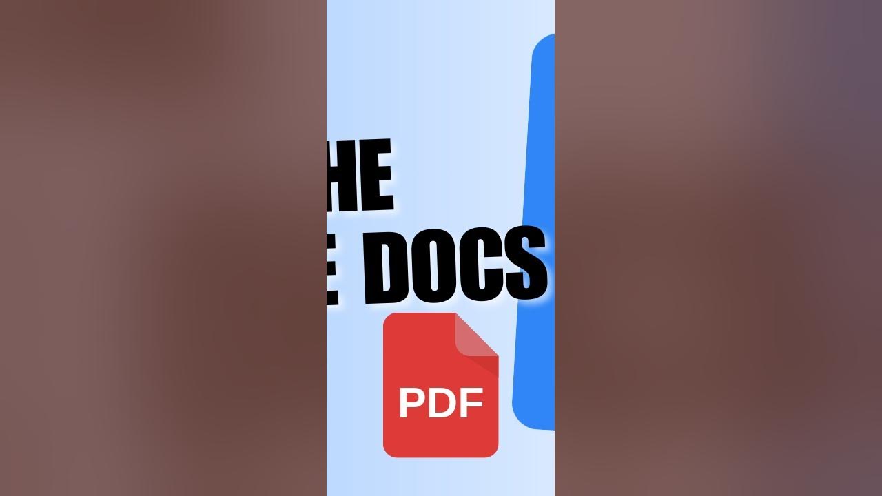 How to Save The Google Docs Documents into PDF Files? Avoid Format ...