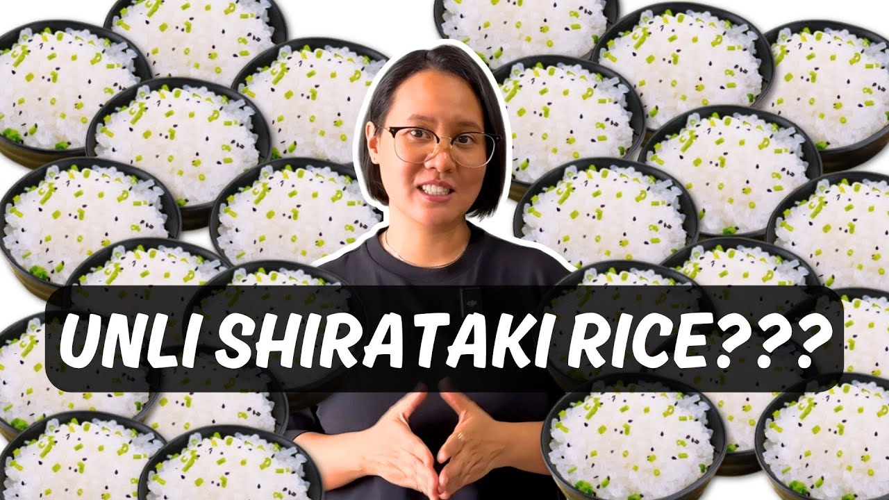 Unli SHIRATAKI RICE? Totoo ba yun dahil halos walang calories? - YouTube