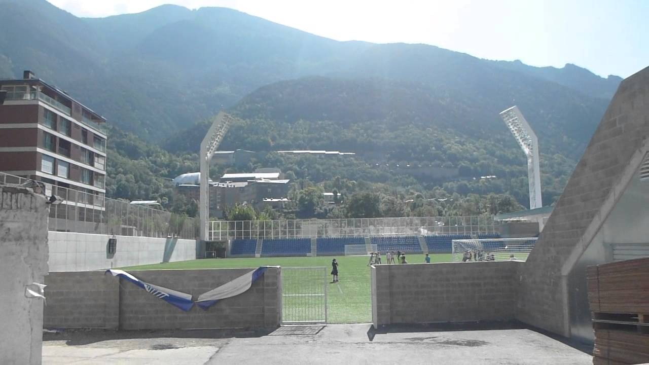 Outside New National Stadium Andorra La Vella Andorra October 2014 ...
