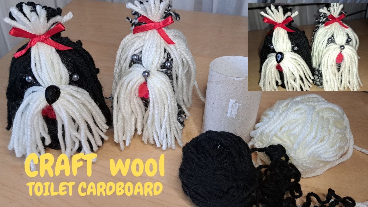 HANDMAKE CRAFT WITH WOOL - YouTube