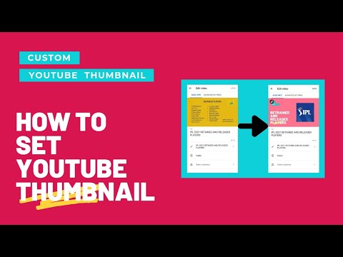 HOW TO SET/ENABLE CUSTOM THUMBNAIL ON YOUTUBE VIDEO | YOUTUBE CREATER ...