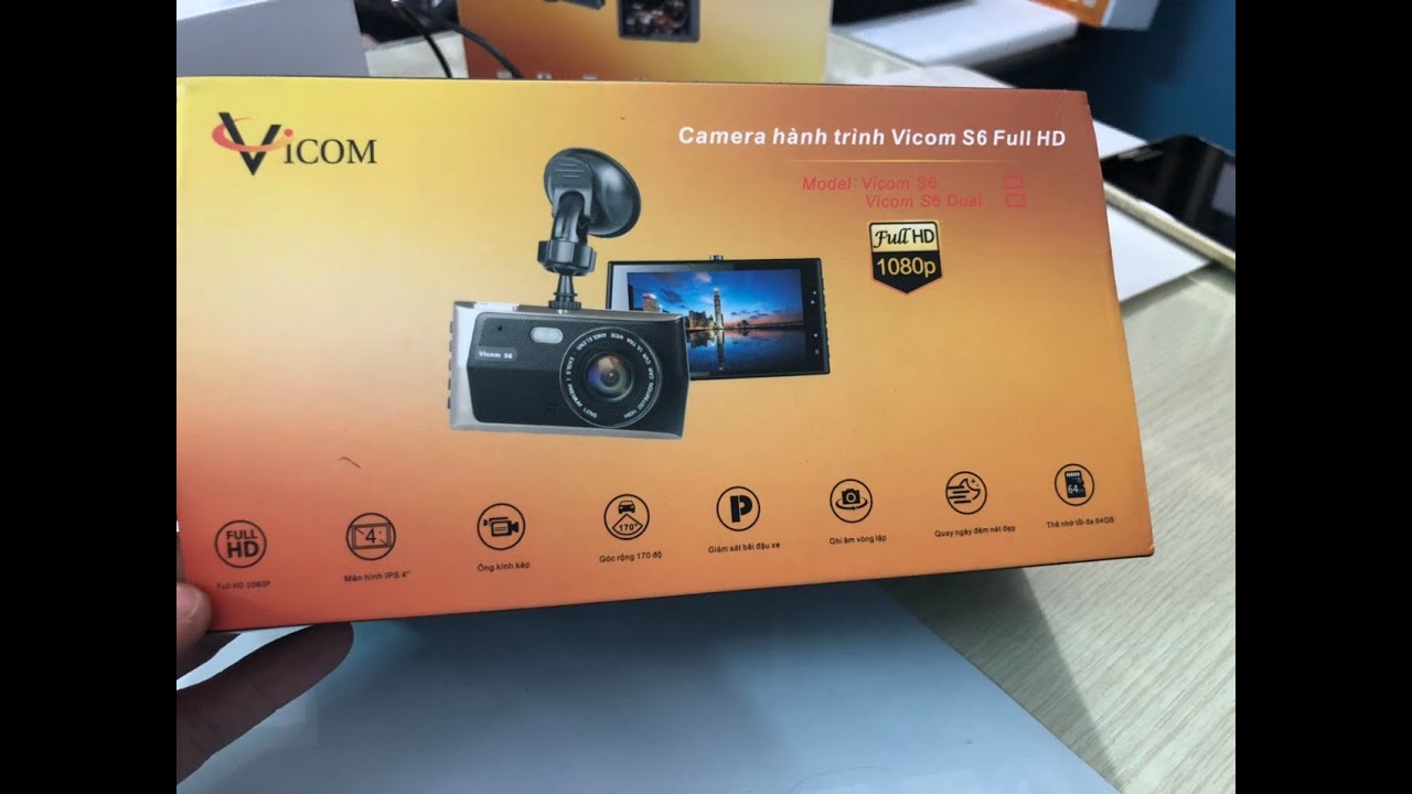 Camera hành trình Vicom S6 _ Quay đêm trong nội thành Tây Ninh_ www ...