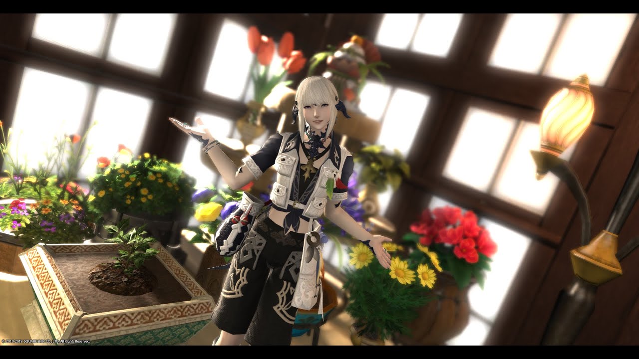 Final Fantasy XIV — Housing Design (Flower Shop) - YouTube