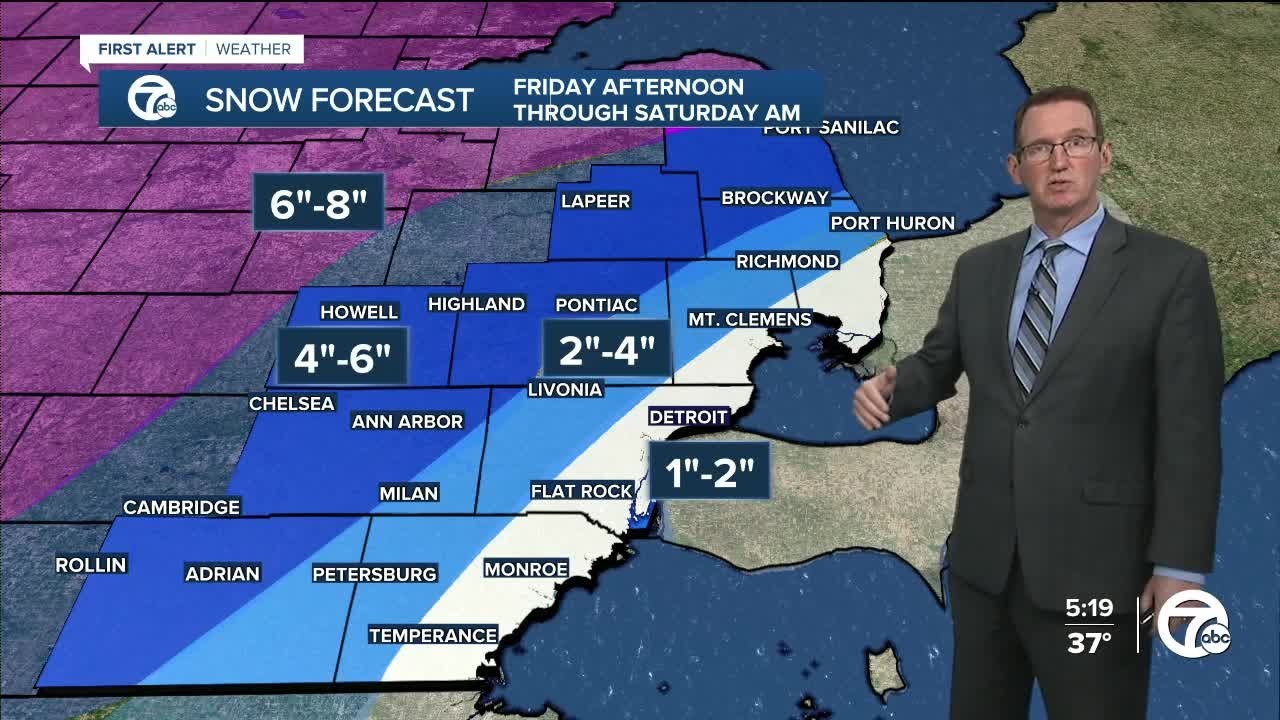 Strong winter storm starts Friday - YouTube